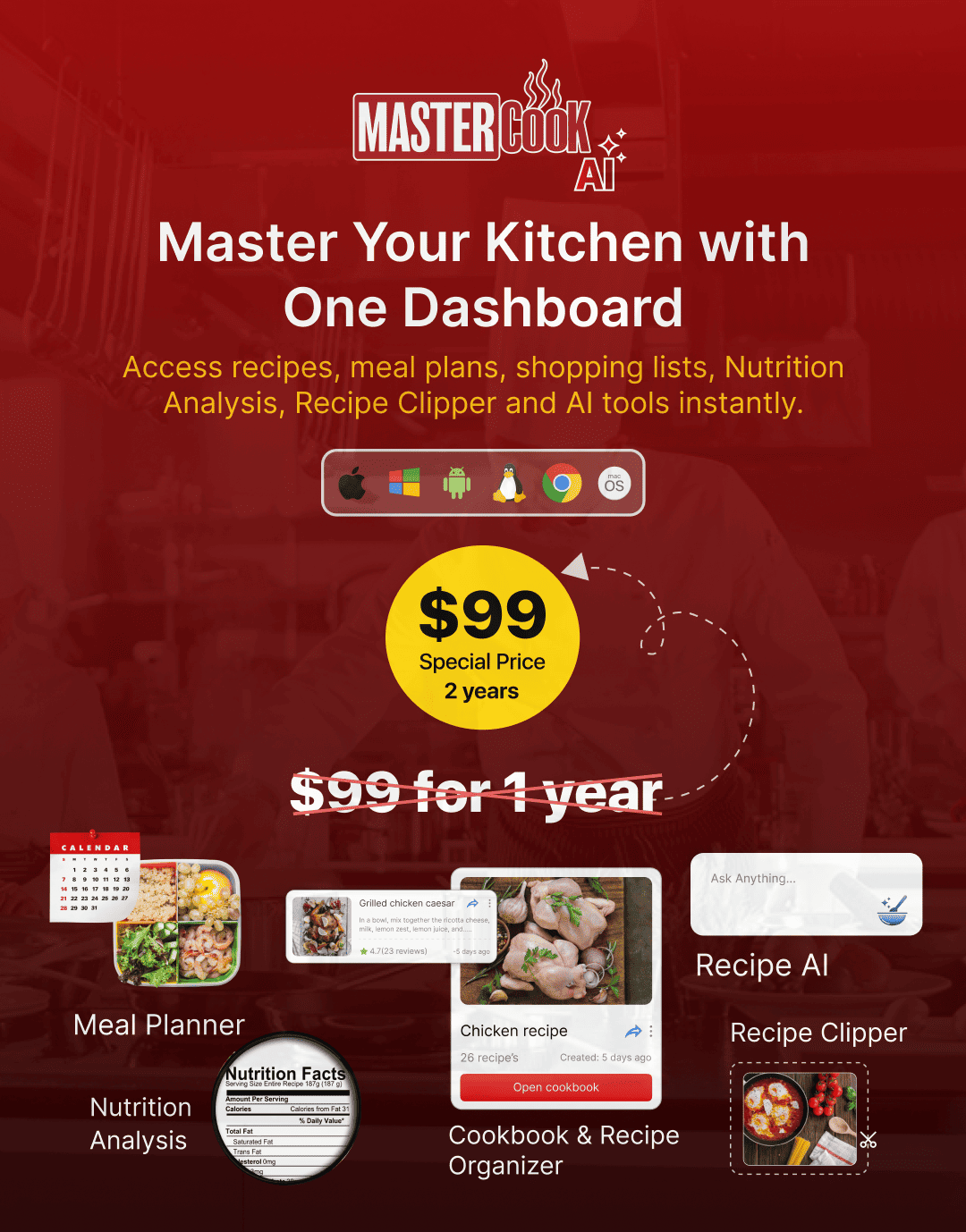Cooking Software, Cookbook Creation, Recipes - MasterCook